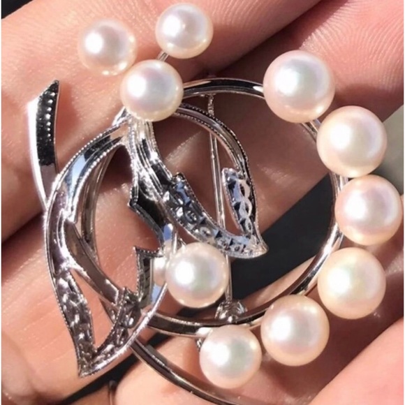 Jewelry | Vintage Mcm Sterling Silver Japan Japanese Culture Akoya ...